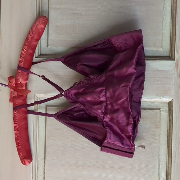 Victoria's Secret | Tops | Victorias Secret Satin Bra Crop Top | Poshmark
